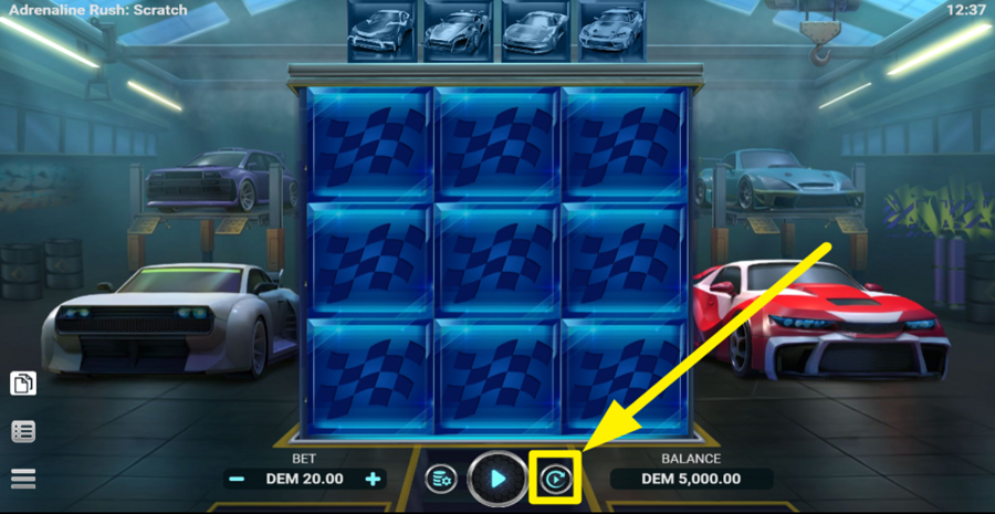 Adrenaline Rush Scratch Bewertung, Demo & Boni (96.06% RTP)