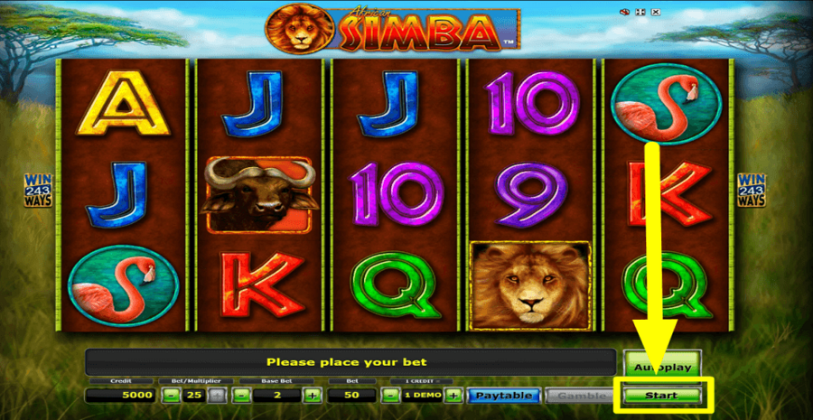 African Simba Demo - Reseña y Juego Gratis (95.2% RTP)