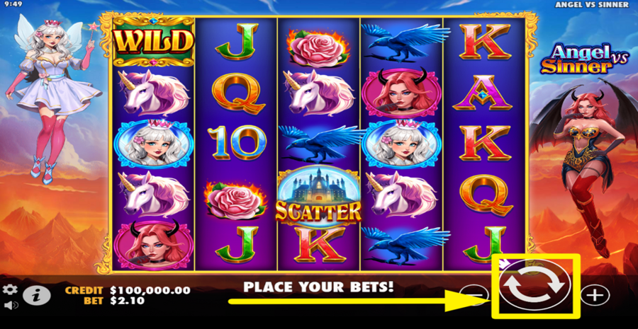 Angel vs Sinner Slot Review, Bonuses & Free Play (95.56% RTP)