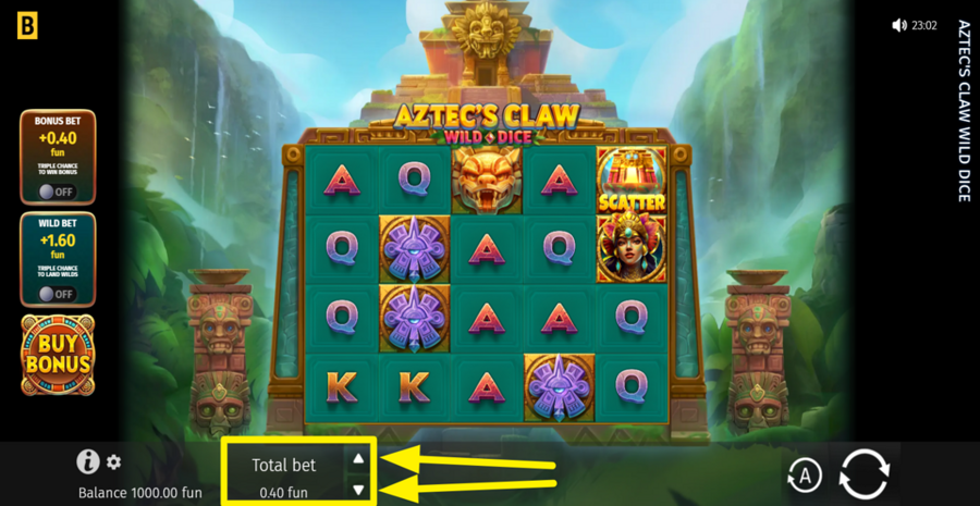 Aztecs Claw Wild Dice Slot Bewertung, Demo & Boni (96.1% RTP)