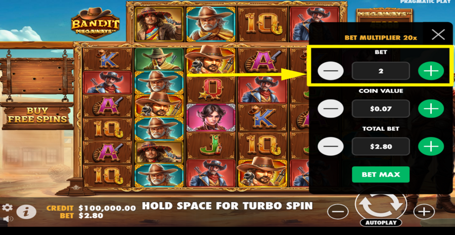 Bandit Megaways Slot Review, Bonuses & Free Play (96.55% RTP)