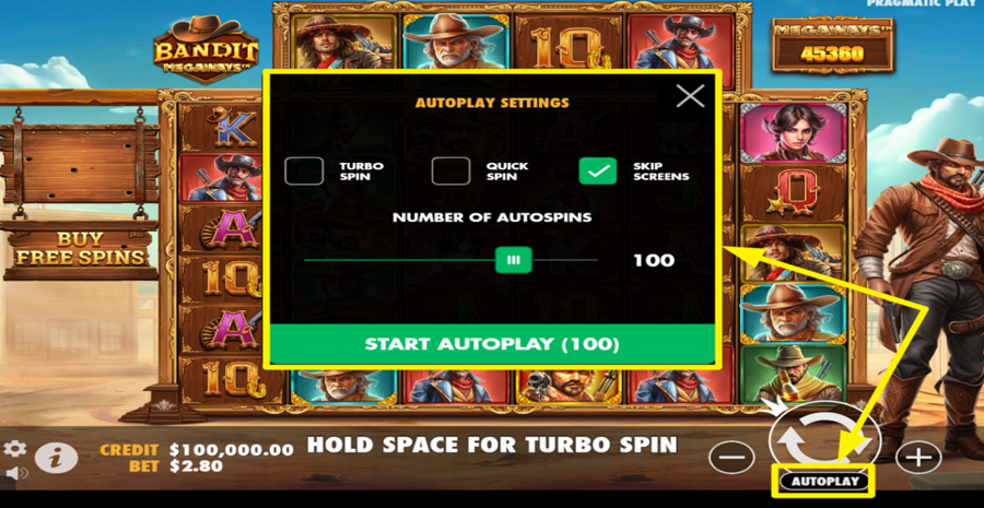 Bandit Megaways Slot Review, Bonuses & Free Play (96.55% RTP)