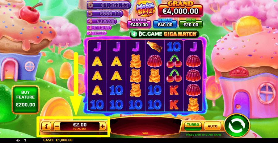 BC Game Giga Match Slot Review, Bonuses & Free Play (96.32% RTP)