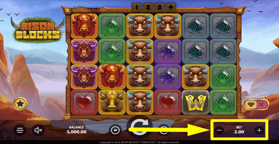 Bison Blocks Slot Bewertung, Demo & Boni (96.05% RTP)