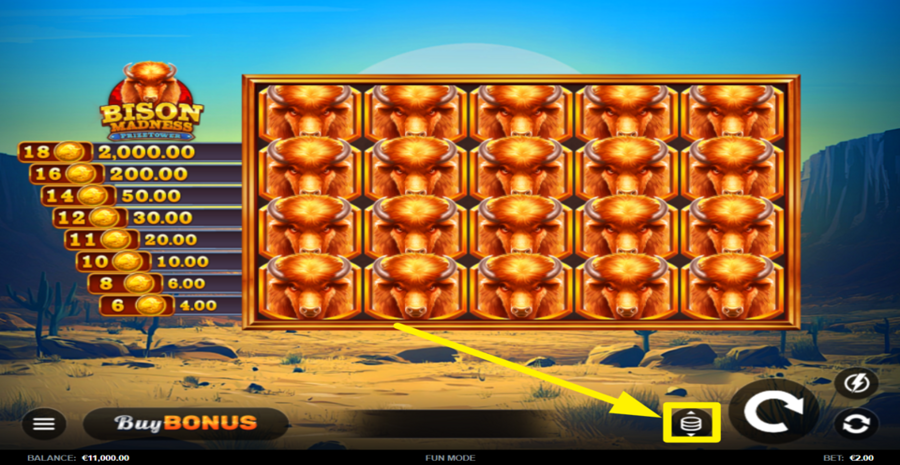 Bison Madness PrizeTower Slot Bewertung, Demo & Boni (96% RTP)