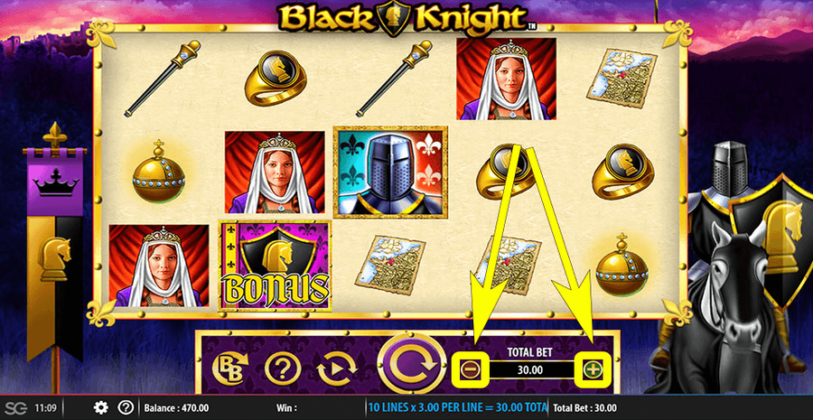 Black Knight Slot Review, Bonuses & Free Play (96.07% RTP)