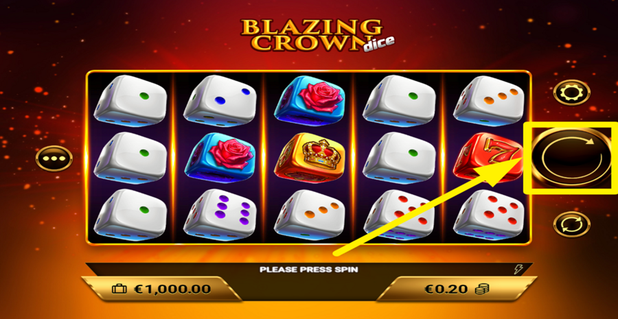 Blazing Crown Dice Slot Review, Bonuses & Free Play