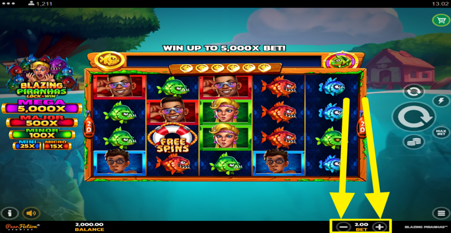 Blazing Piranhas Lock n Win Slot Review, Bonuses & Free Play (96.01% RTP)