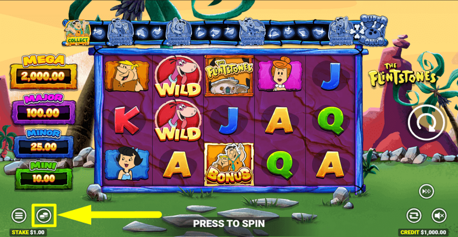 Blueprint Gaming The Flintstones Slot Bewertung, Demo & Boni (95% RTP)