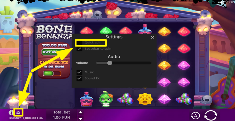 Bone Bonanza Demo - Reseña y Juego Gratis (96% RTP)