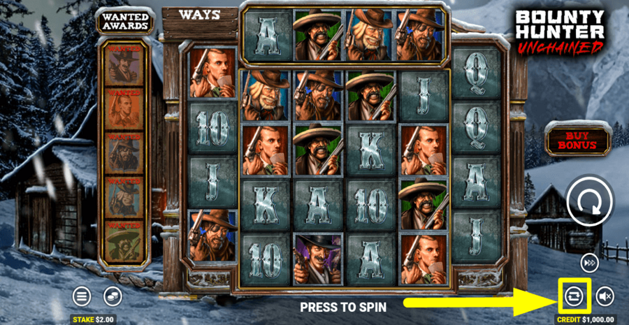 Bounty Hunter Unchained Slot Bewertung, Demo & Boni (96.12% RTP)