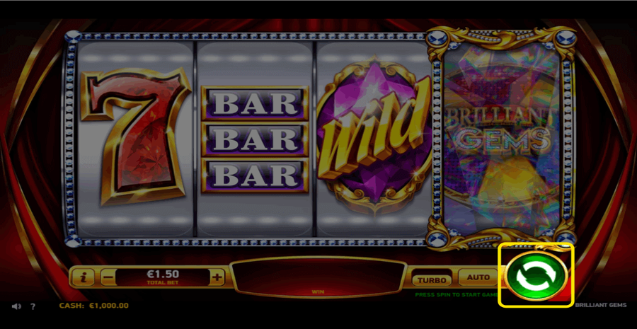 Brilliant Gems Slot Bewertung, Demo & Boni (96.49% RTP)
