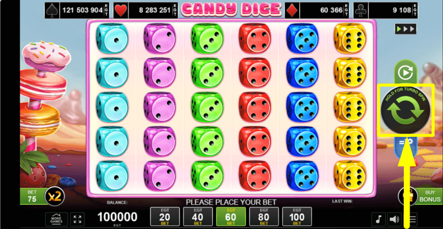 Candy Dice Slot Review, Bonuses & Free Play (96.45% RTP)