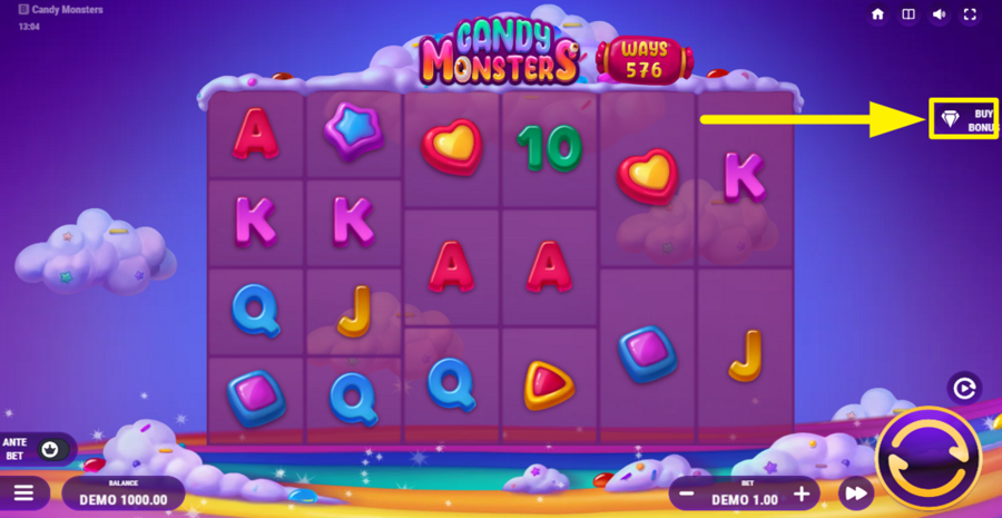 Candy Monsters Slot Bewertung, Demo & Boni (96% RTP)