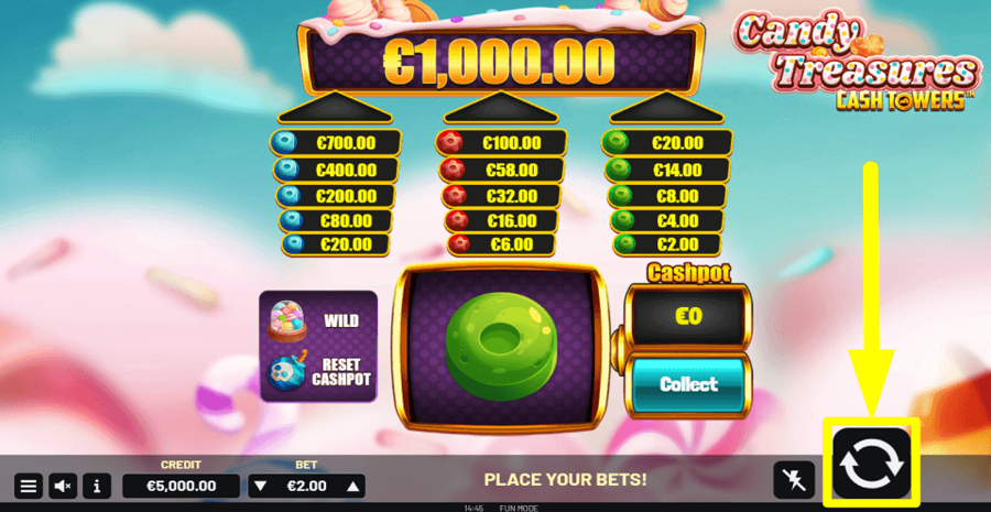 Candy Treasures Cash Towers Slot Review, Bonuses & Free Play (97.57% RTP)