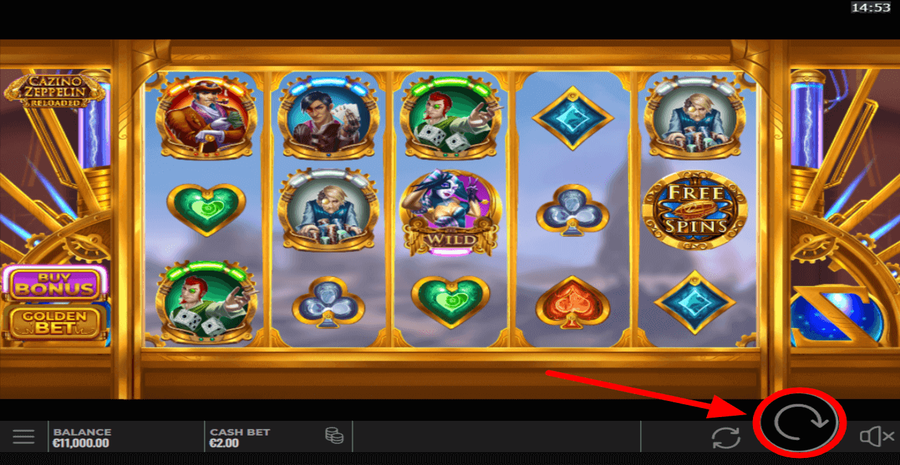Cazino Zeppelin Reloaded Slot Bewertung, Demo & Boni (96% RTP)