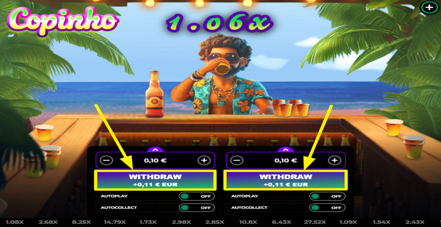 Copinho Bewertung, Demo & Boni (99% RTP)