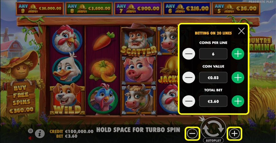 Country Farming Slot Review, Bonuses & Free Play (96.07% RTP)