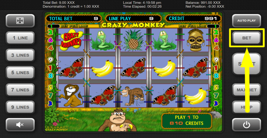 Crazy Monkey Demo - Reseña y Juego Gratis (94% RTP)