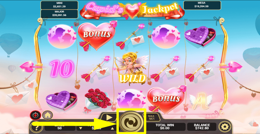 Cupids Jackpot Slot Bewertung, Demo & Boni