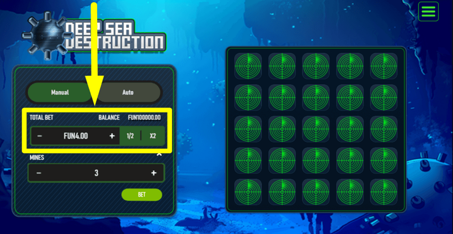 Deep Sea Destruction Bewertung, Demo & Boni