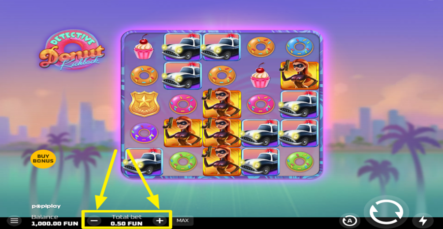 Detective Donut Kickback Demo - Reseña y Juego Gratis (96.77% RTP)