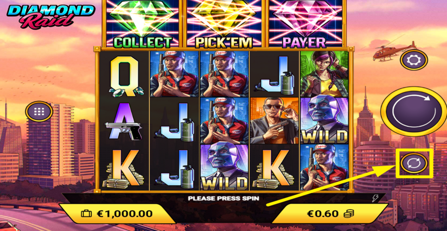 Diamond Raid Slot Bewertung, Demo & Boni