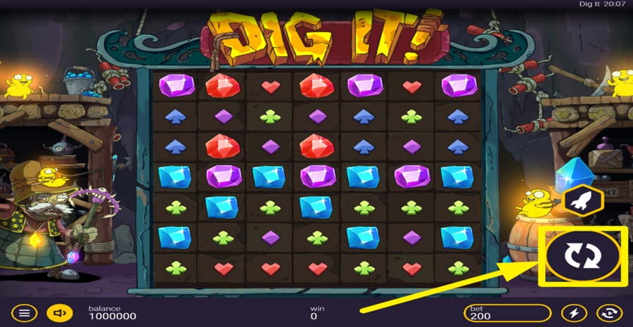 Dig It Slot Bewertung, Demo & Boni (96% RTP)