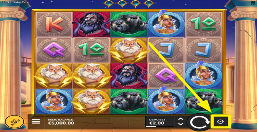 Divine Drop Slot Review, Bonuses & Free Play (96.36% RTP)