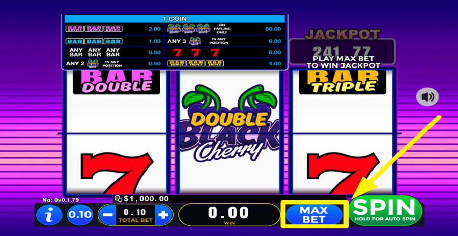Double Black Cherry Slot Review, Bonuses & Free Play