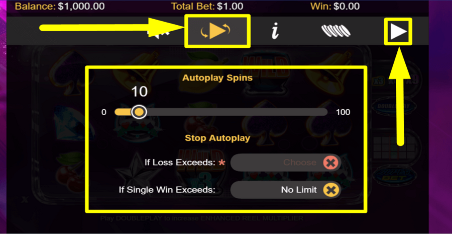 Double Play SuperBet Slot Bewertung, Demo & Boni (95.879% RTP)