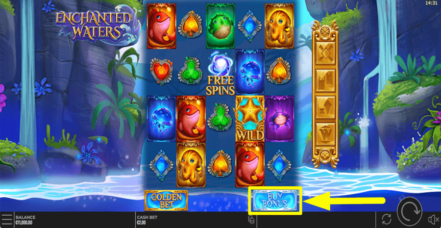 Avis, Bonus et Jeu Gratuit de la Machine à Sous Enchanted Waters