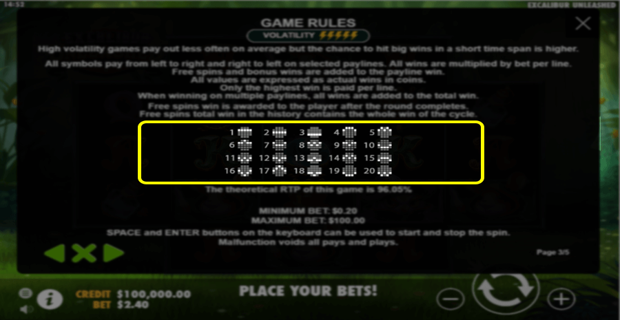 Excalibur Unleashed Slot Bewertung, Demo & Boni (96.05% RTP)