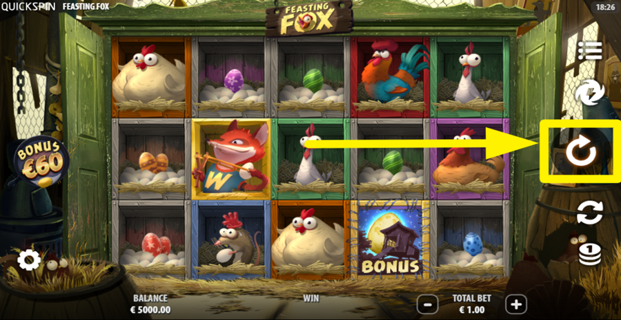 Feasting Fox Slot Review, Bonuses & Free Play (96.29% RTP)