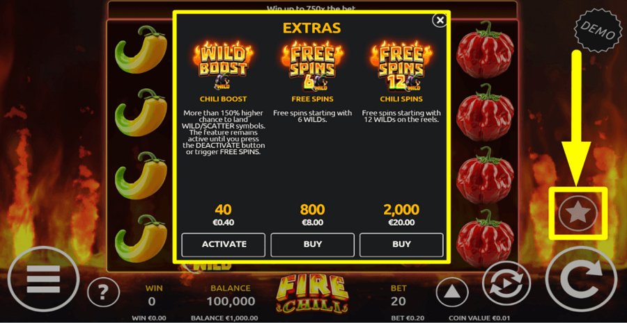 Fire Chili Slot Bewertung, Demo & Boni (95.5% RTP)