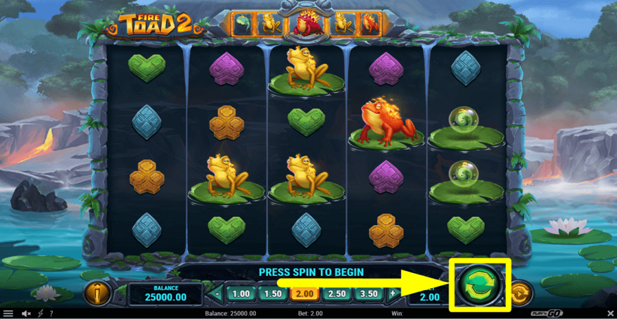 Fire Toad 2 Slot Bewertung, Demo & Boni (96.2% RTP)