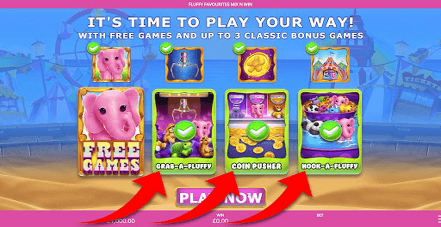 Fluffy Favourites Mix n Win Slot Review, Bonuses & Free Play (95.37% RTP)