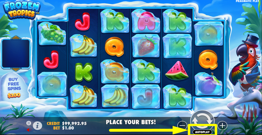 Frozen Tropics Slot Review, Bonuses & Free Play (96.15% RTP)