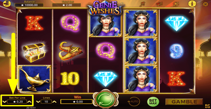 Genie Wishes Demo - Reseña y Juego Gratis (95.94% RTP)