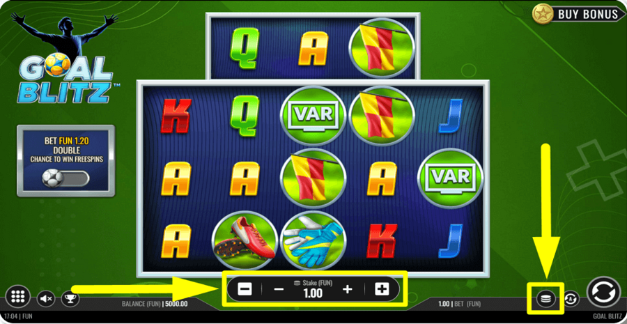 Goal Blitz Slot Review, Bonuses & Free Play (96.13% RTP)
