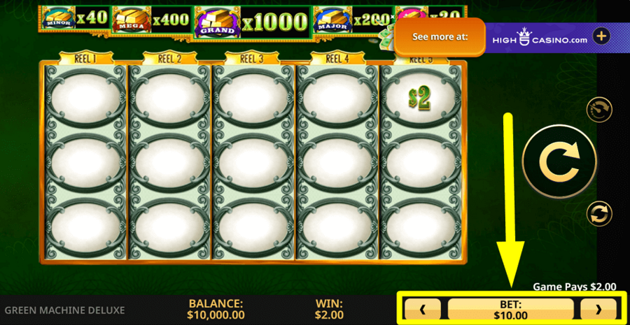 Green Machine Deluxe Slot Review, Bonuses & Free Play (95% RTP)