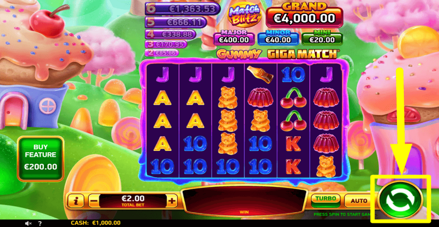 Gummy Giga Match Slot Bewertung, Demo & Boni (96.32% RTP)
