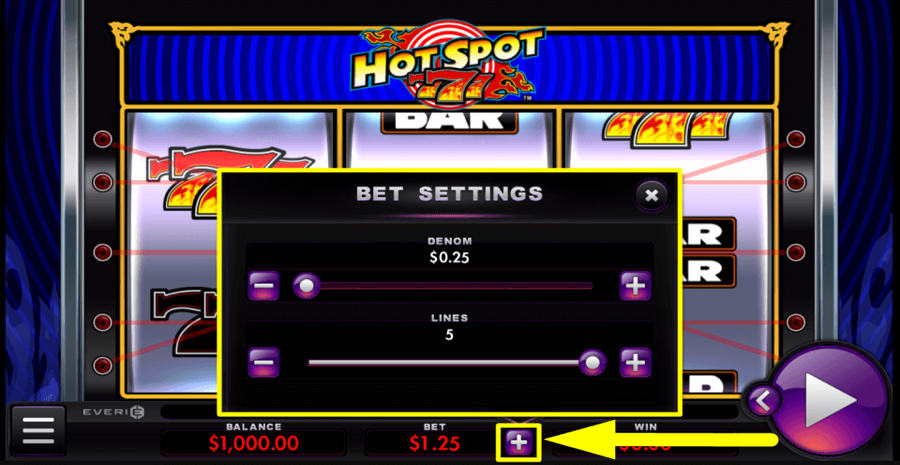 Hot Spot 777 Slot Bewertung, Demo & Boni