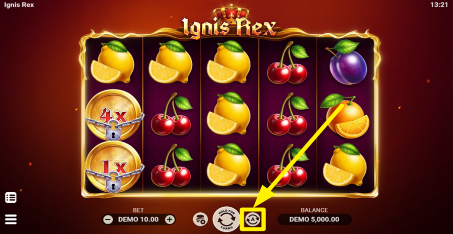 Ignis Rex Slot Bewertung, Demo & Boni (96.07% RTP)