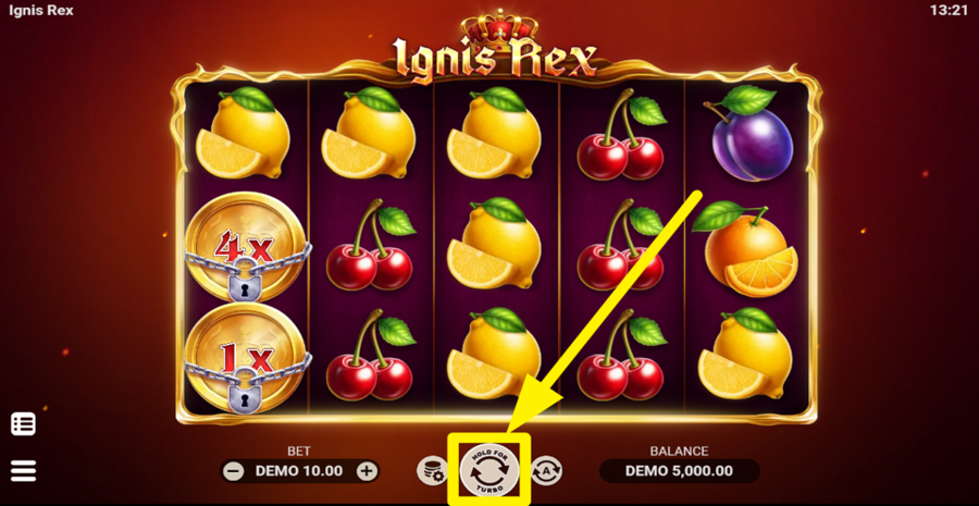 Ignis Rex Slot Bewertung, Demo & Boni (96.07% RTP)