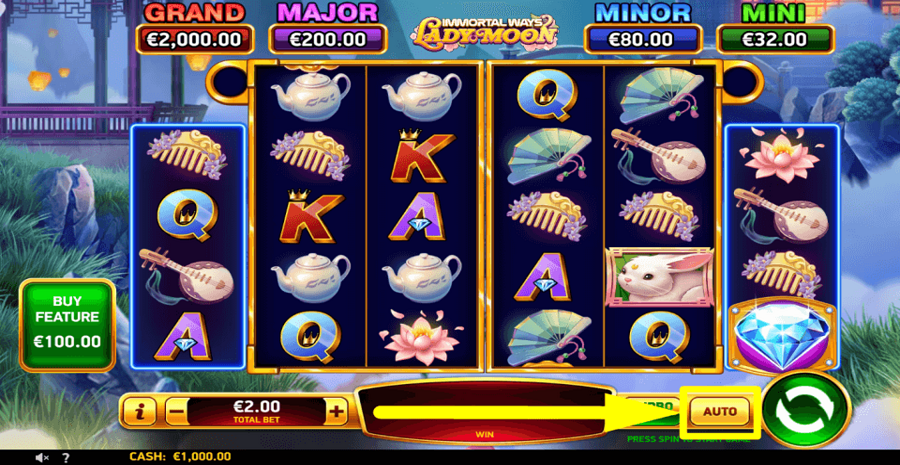 Immortal Ways Lady Moon Slot Bewertung, Demo & Boni (96.33% RTP)