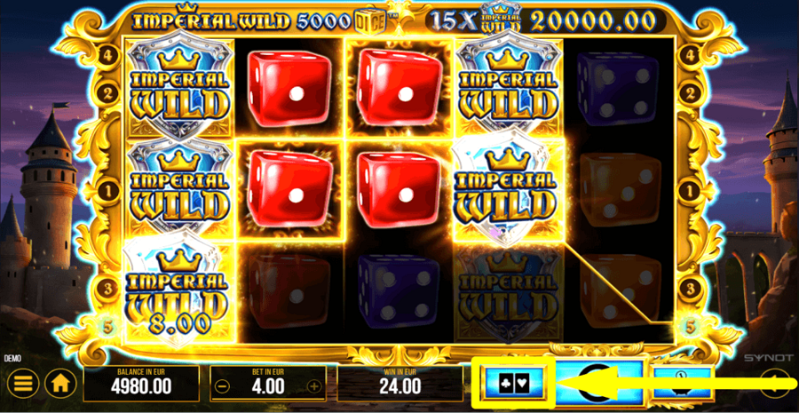 Imperial Wild 5000 Dice Slot Review, Bonuses & Free Play (96.01% RTP)