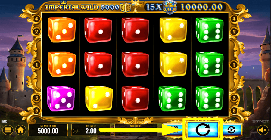 Imperial Wild 5000 Dice Slot Review, Bonuses & Free Play (96.01% RTP)
