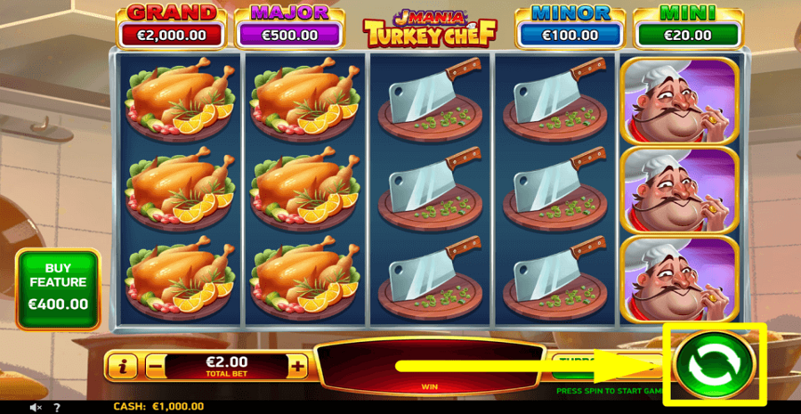 J Mania Turkey Chef Slot Bewertung, Demo & Boni (96.31% RTP)