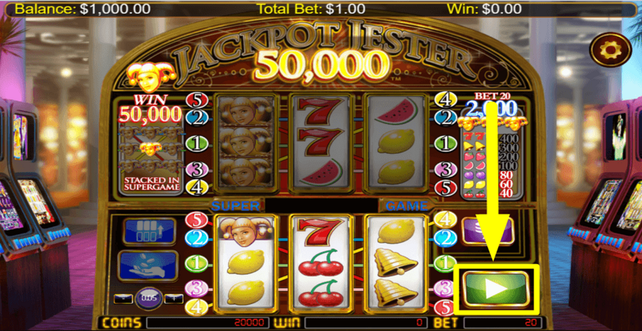 Jackpot Jester 50000 Demo - Reseña y Juego Gratis (95.08% RTP)